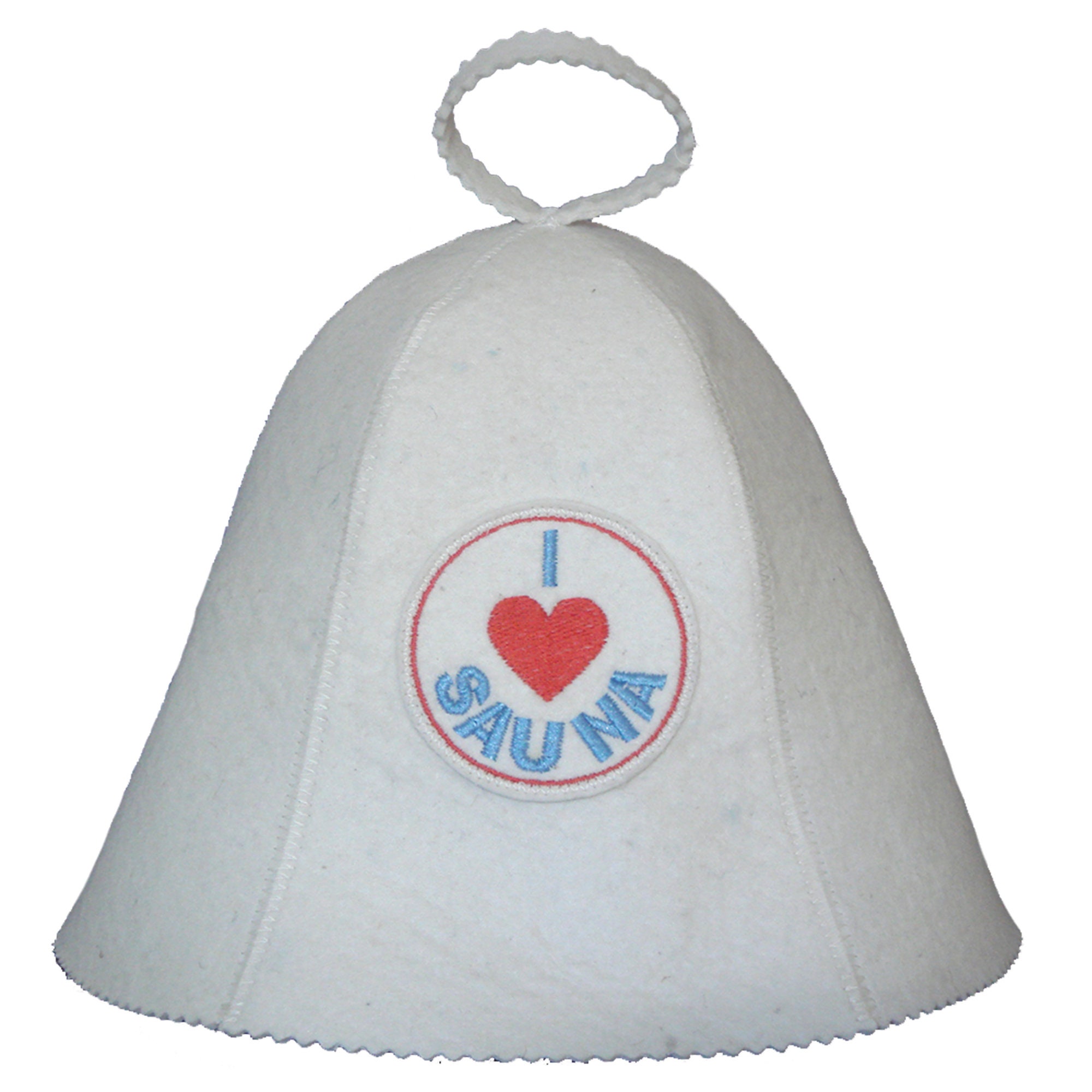 Wool Sauna Hat White I Love Sauna - Etsy