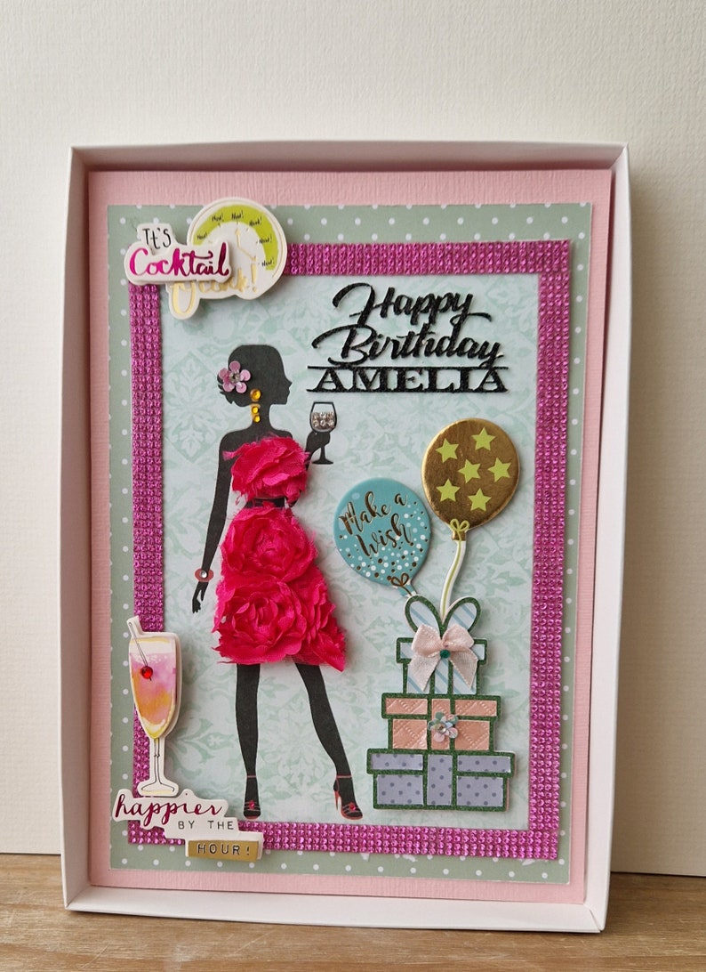 Handmade Personalised Birthday Card Any Age - Etsy