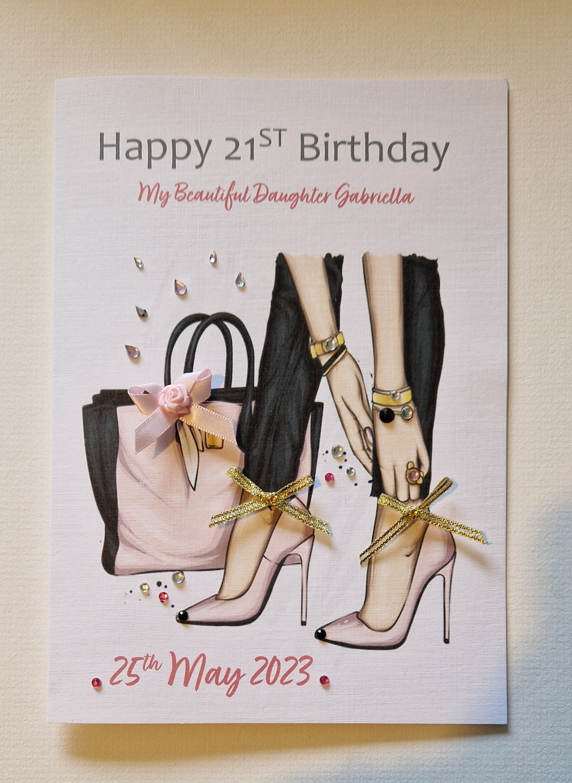 Handmade Personalised Birthday Card Any Age - Etsy