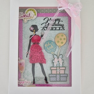 Handmade Personalised Birthday Card Any Age - Etsy