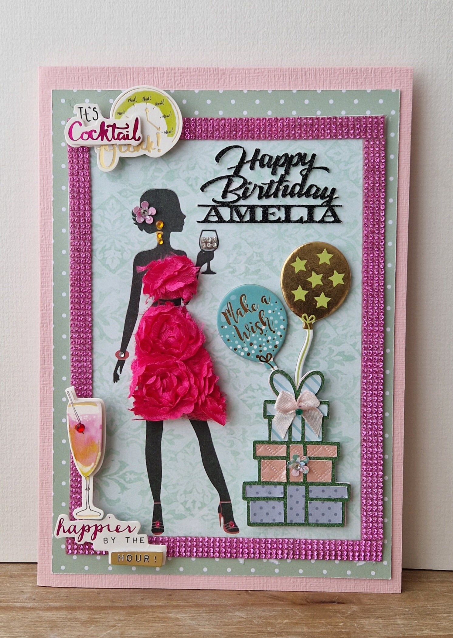 Handmade Personalised Birthday Card Any Age - Etsy
