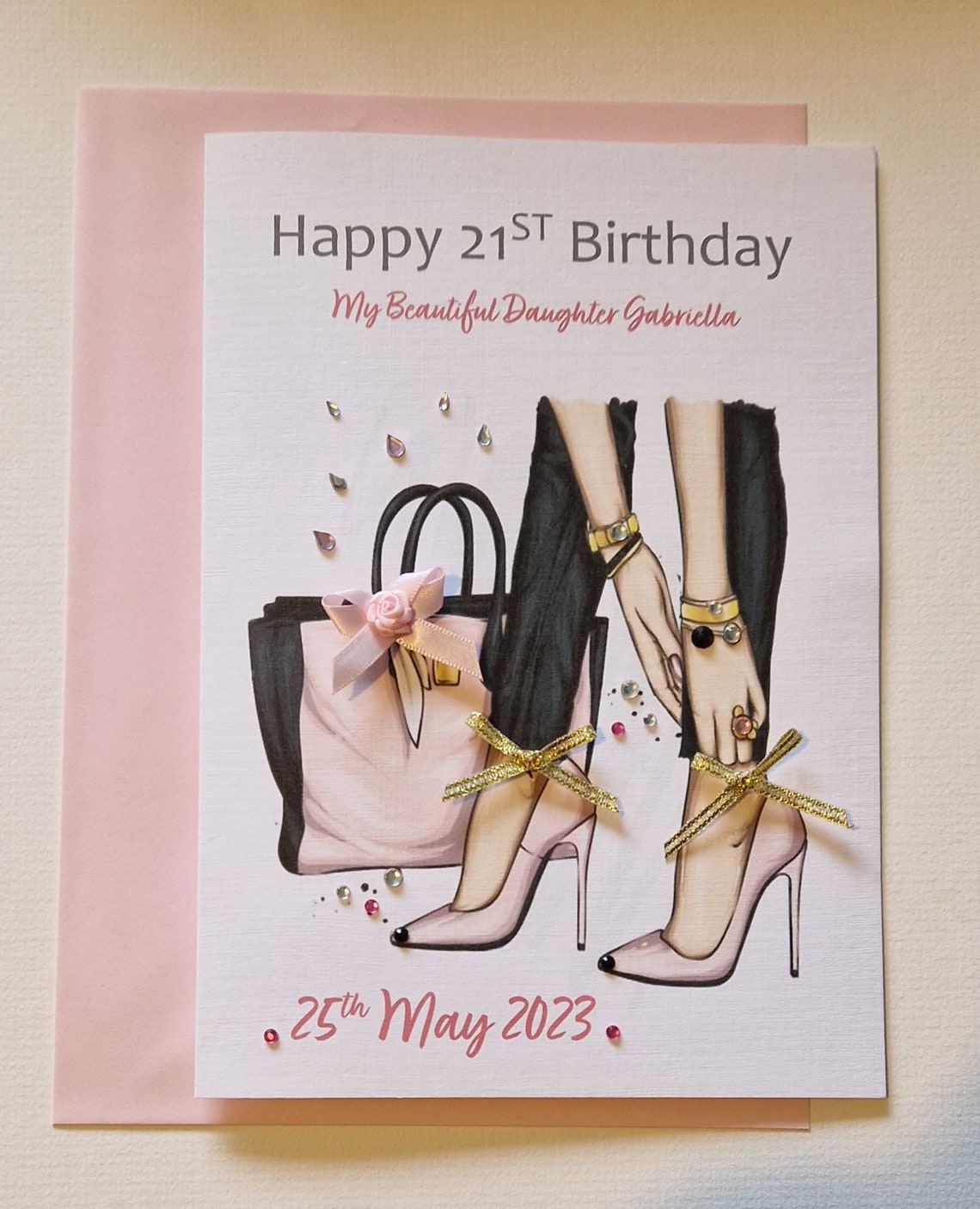 Handmade Personalised Birthday Card Any Age - Etsy