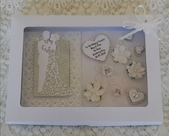Handmade Personalised Wedding Day Card - Etsy
