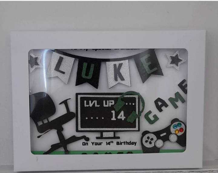 Handmade Personalised Gamer Card - Etsy