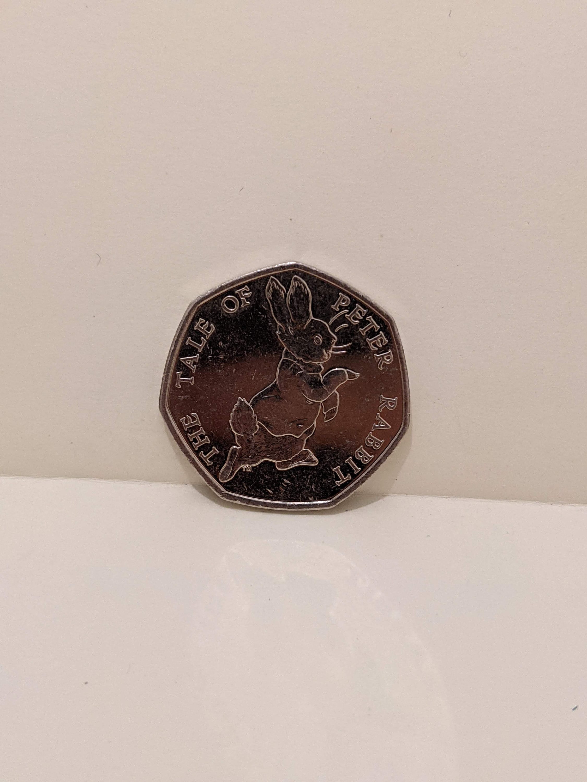 2017 Tale of Peter Rabbit 50p Coin - Etsy UK
