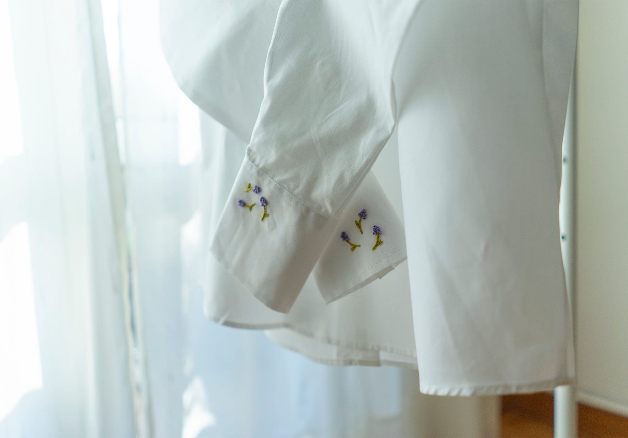 Hand-embroidered shirt/ Customized Shirt / Flower's shirt | Etsy