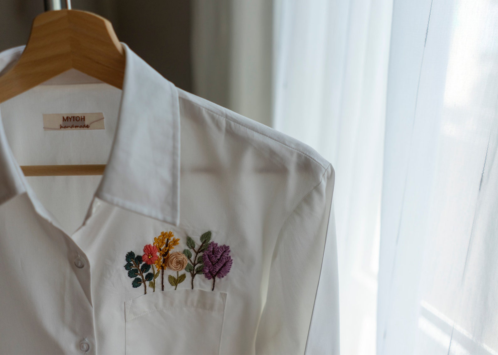Hand-embroidered Shirt/ Customized Shirt / Hand Embroidery - Etsy