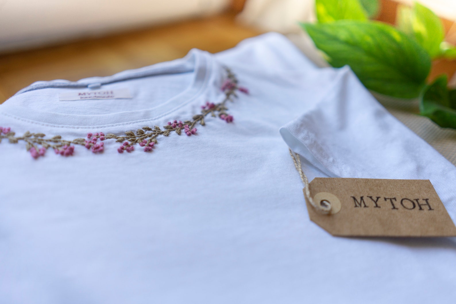 Mytoh Maglietta personalizzata ricamata a mano 100% cotone. - Etsy Italia