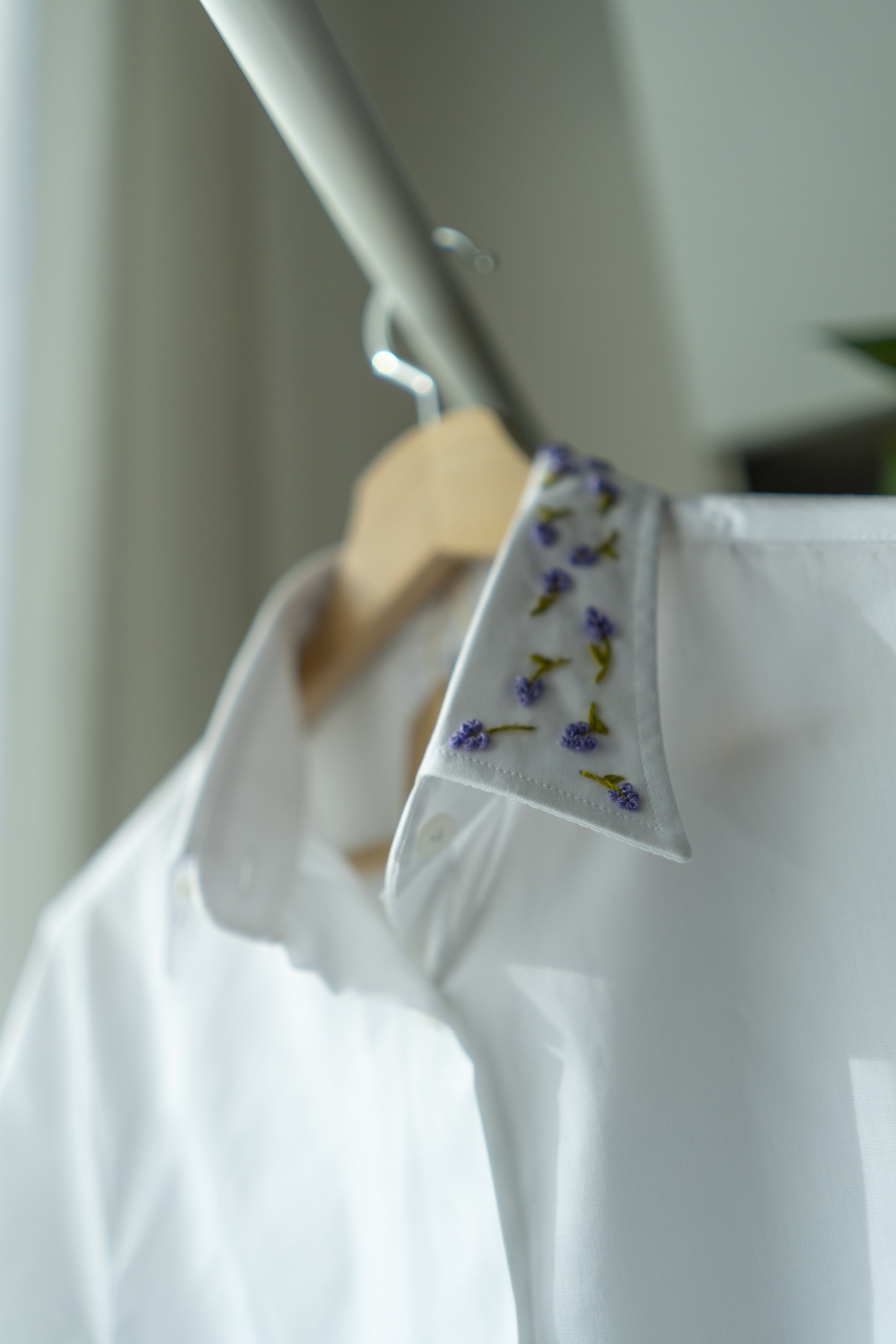 Hand-embroidered shirt/ Customized Shirt / Flower's shirt | Etsy