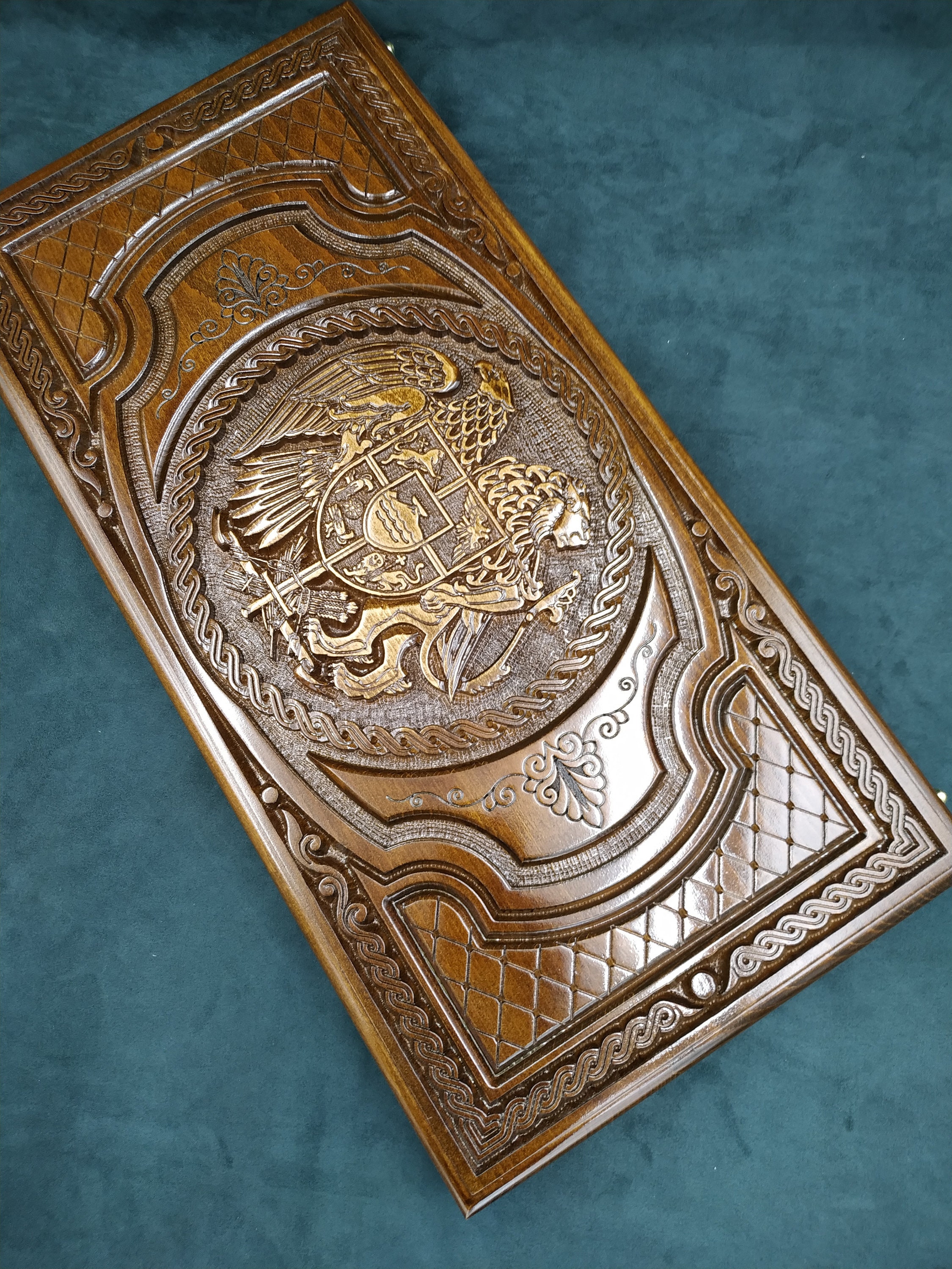 Coat of Arms of Armenian Backgammon. Armenian Backgammon - Etsy