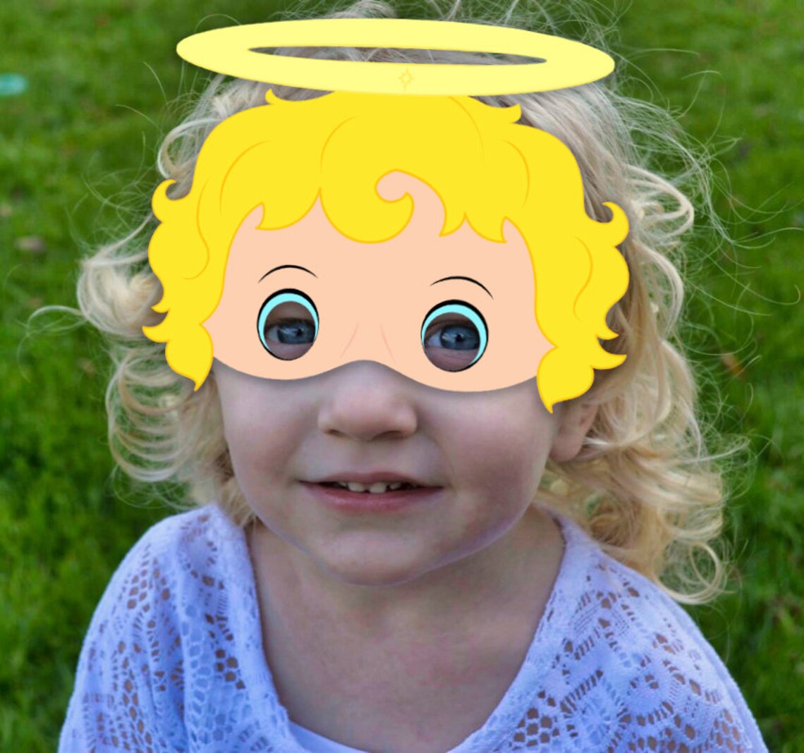 Nativity Scene Mask Template, Cut-out Printable Mask, Pdf Cut Print ...