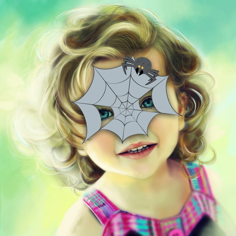 Halloween Printable Mask Template Cut-out Pdf Cut Print - Etsy