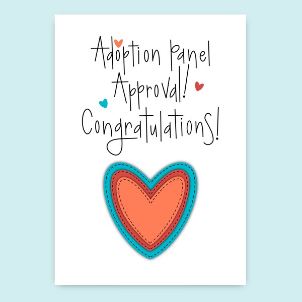 Adoption Card - Etsy