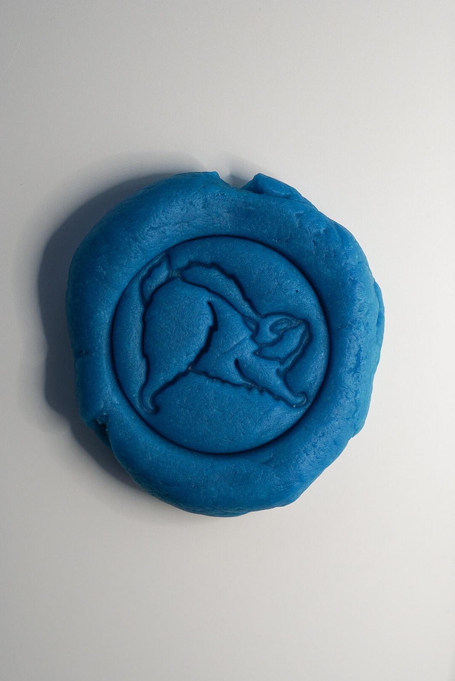 Play Dough Blue Made From Edible Ingredients, Handmade Playdough, Dough ...