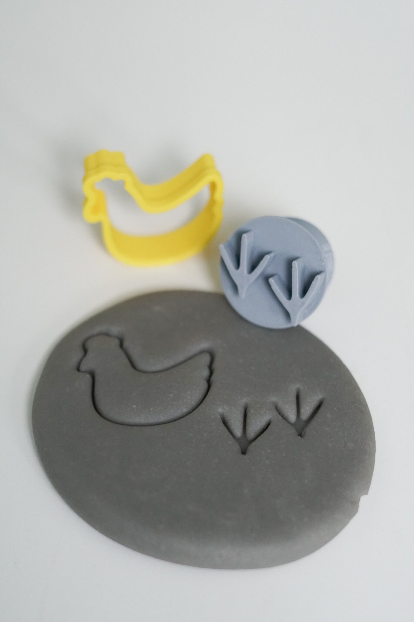 Large Set Farm Animals FOOTPRINTS Stencil+stamp= Teach Kids to ...