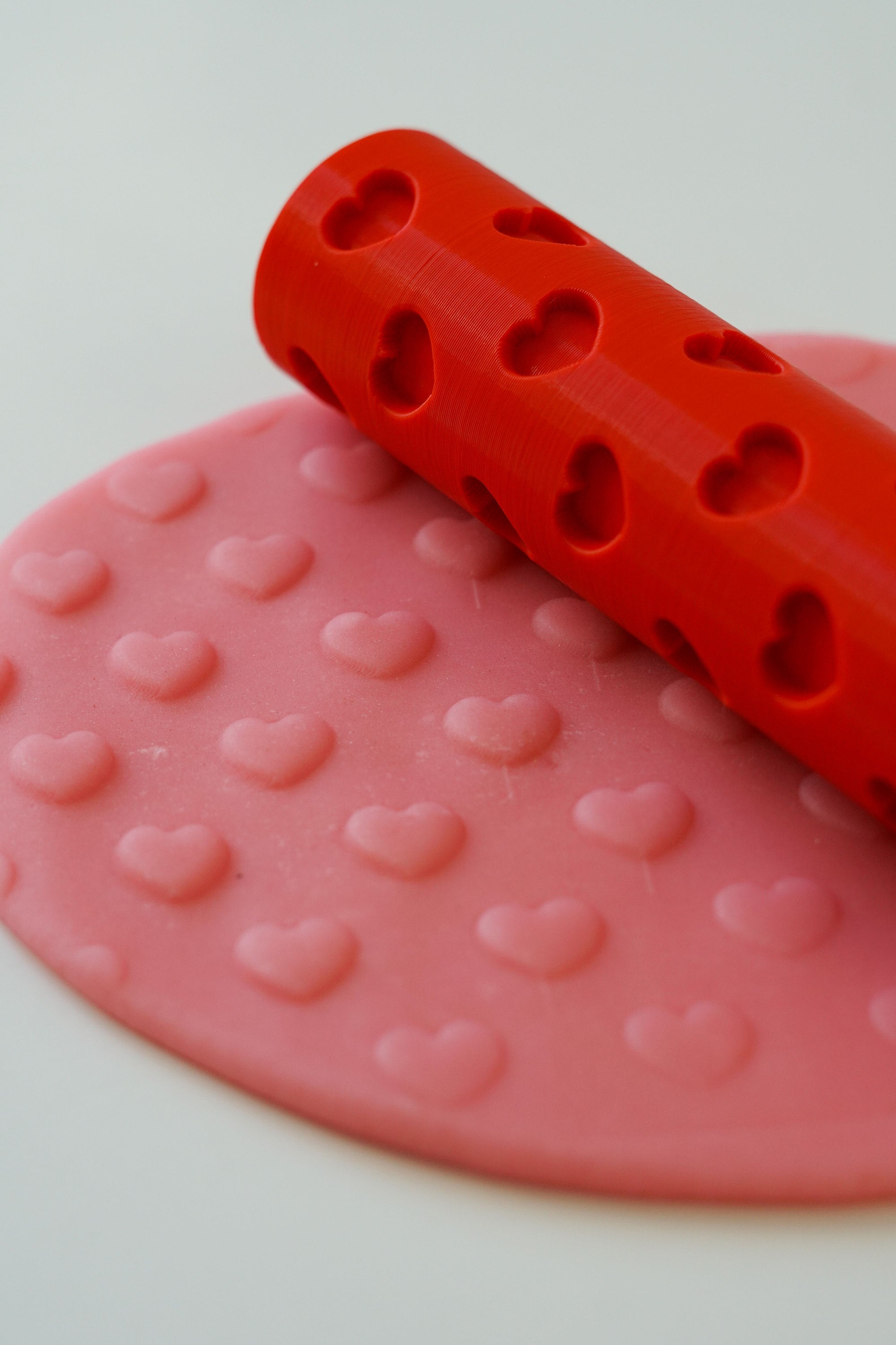 HEART Playdough Roll, 3D Printed Rolling Pin With Beautiful HEART ...