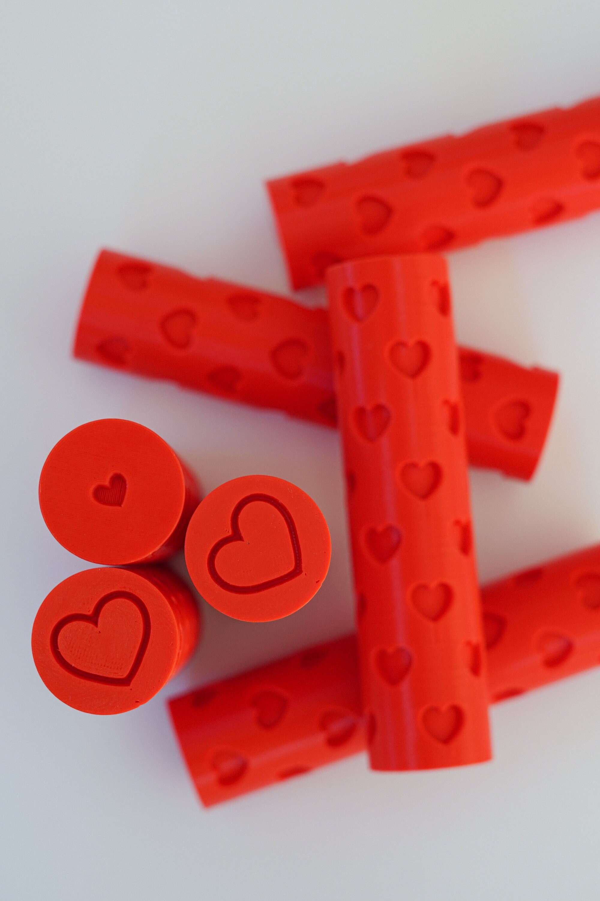 HEART Playdough Roll, 3D Printed Rolling Pin With Beautiful HEART ...