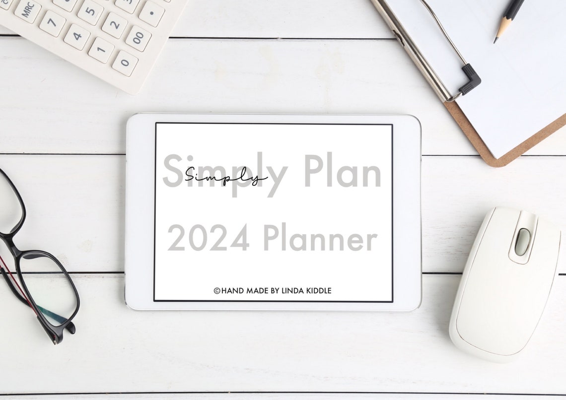 Simply Plan 2024 Planner, 2024 Zoomnotes Digital Planner, 2024 PDF ...
