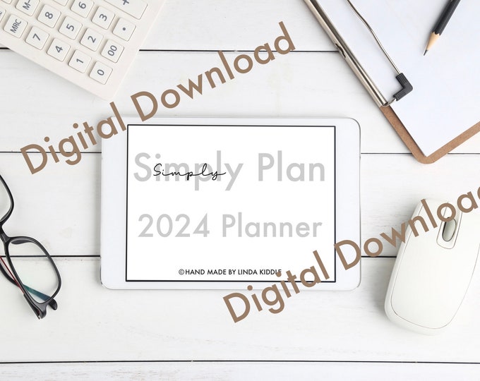 Simply Plan 2024 Planner, 2024 Zoomnotes Digital Planner, 2024 PDF ...