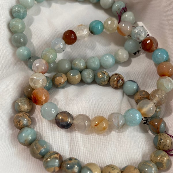 Opaque Blue Gemstone - Etsy