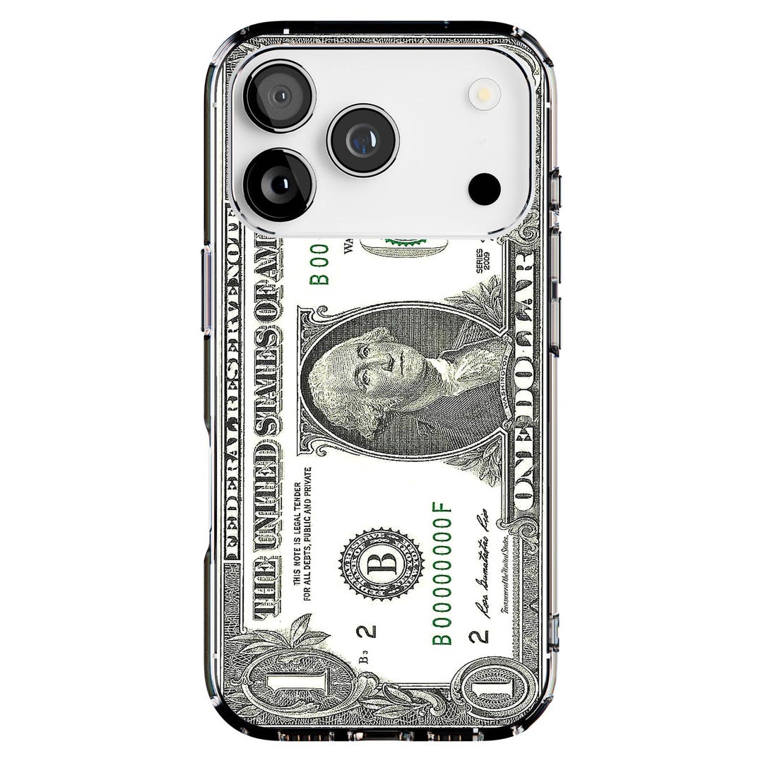 One Dollar Bill Phone Case for Apple iPhone (17,16,15,14,13,12/pro,max ...