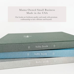 Custom Baby Memory Book Personalized Baby Book Gender Neutral Baby Gift ...