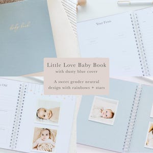 Linen Baby Memory Book: Gender Neutral First Year Keepsake - Etsy
