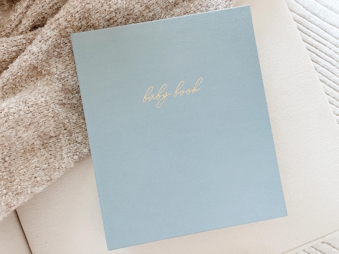 Linen Baby Memory Book: Gender Neutral First Year Keepsake - Etsy