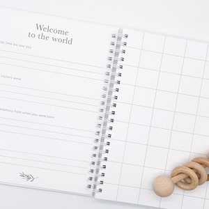 Buy Baby Book Gender Neutral Baby Gift Baby Memory Book Pregnancy ...