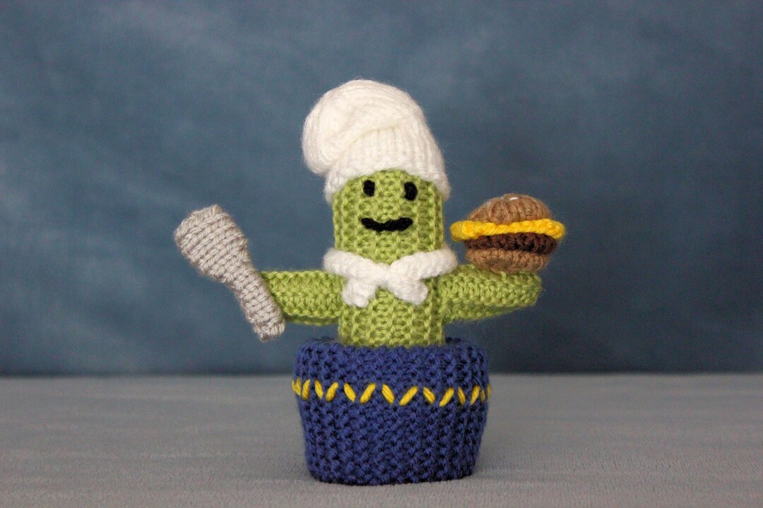 Knitted Dad Cactus - Etsy