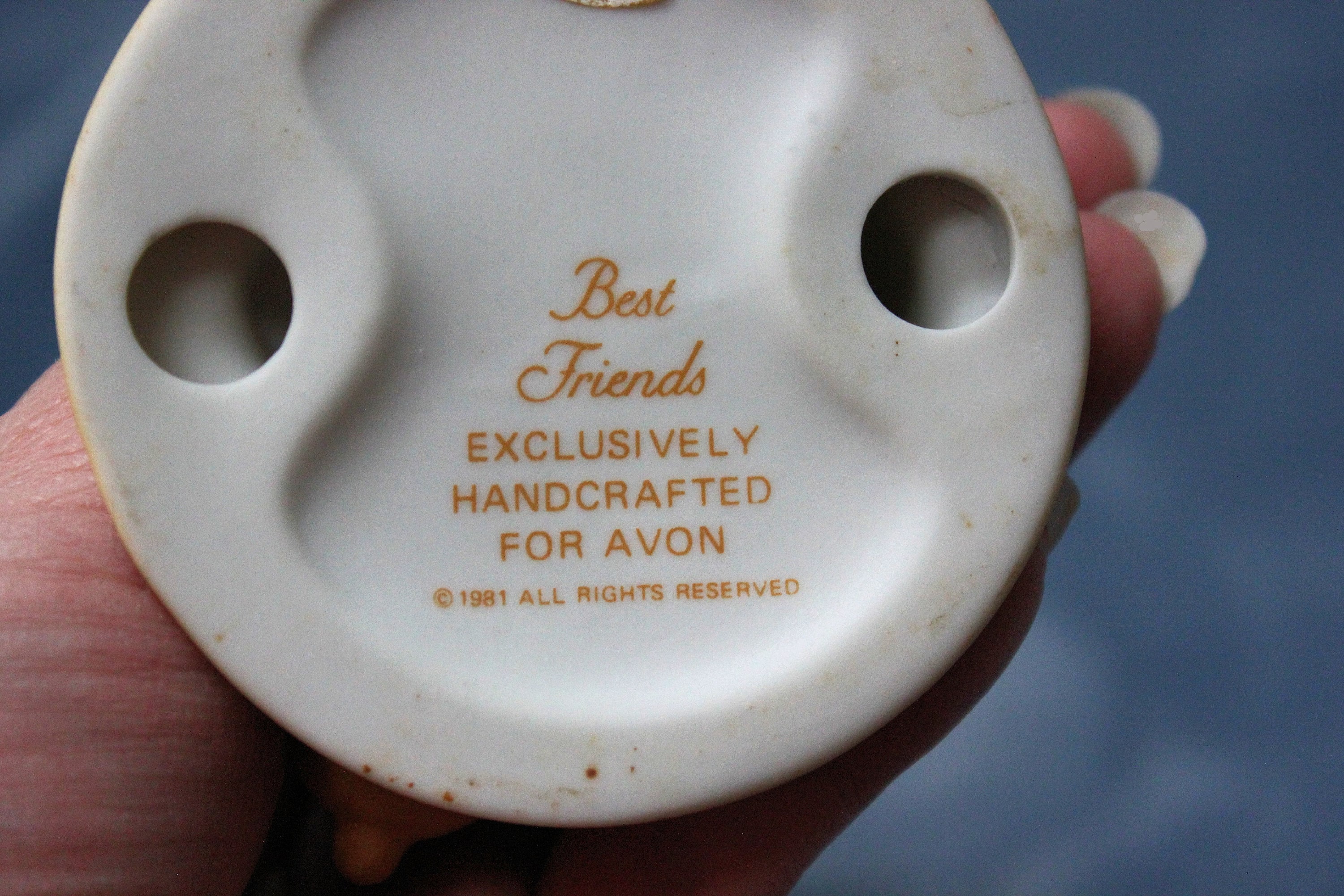 Vintage Avon Best Friends Porcelain Figurine - Etsy