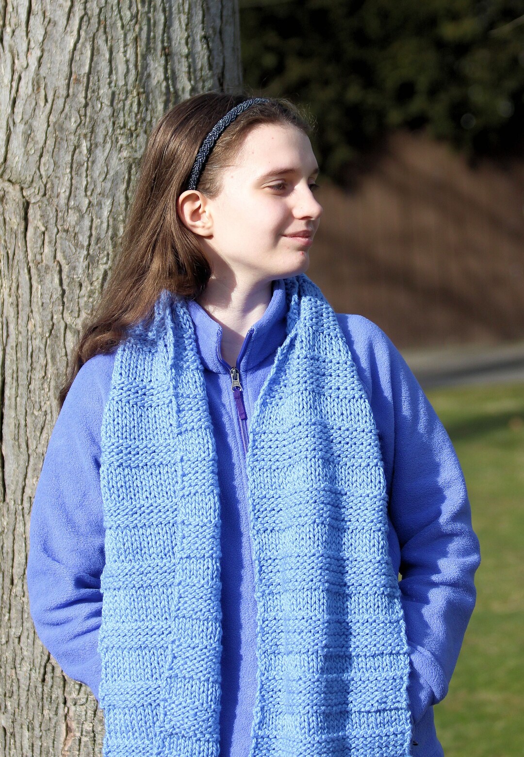 Knitted Country Scarf - Etsy