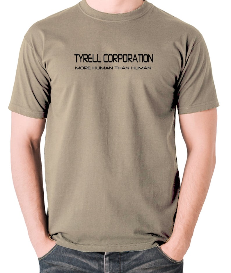 Tyrell Corporation More Human Than Human T Shirt Cool Classic Vintage ...