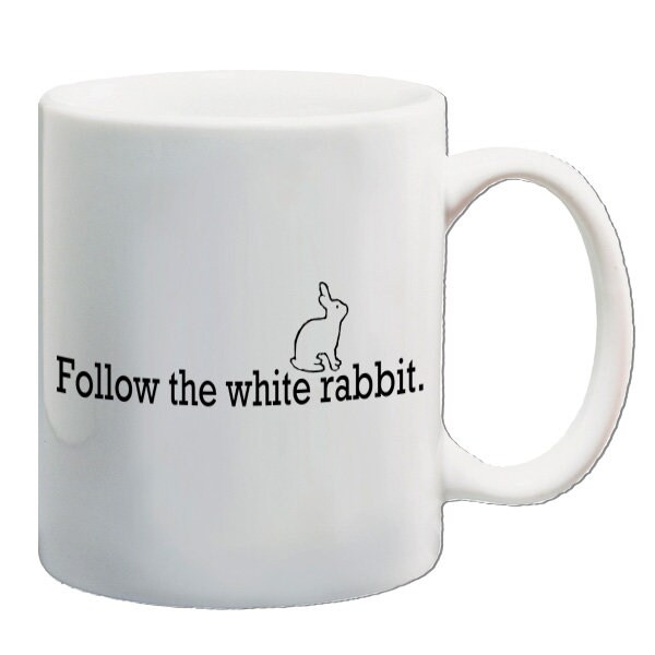 Follow the White Rabbit - Etsy