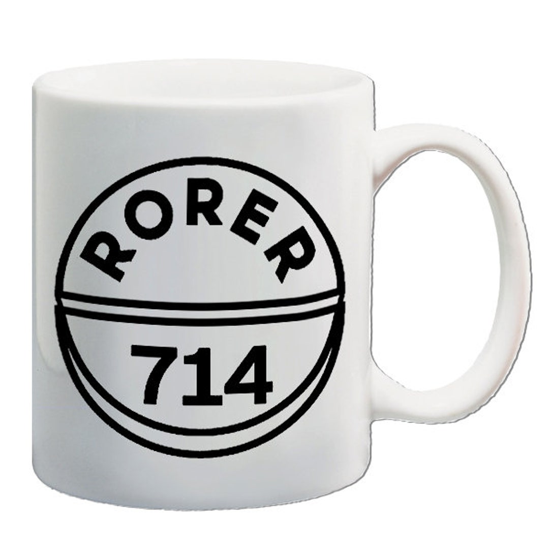 Rorer 714 11oz Drinking Mug Printed on Both Sides, Classic Cult Comedy ...