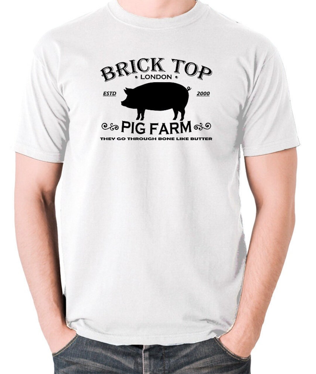 Brick Top Pig Farm Unisex T Shirt Cool Classic Vintage Movie 2000 Tee ...