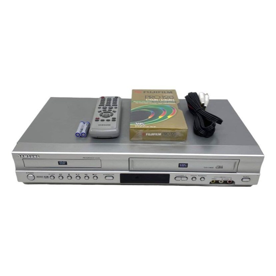 Samsung DVD VHS Dual Deck Vcr Combo Player 4-head Hi-fi Dvd-v4600c ...