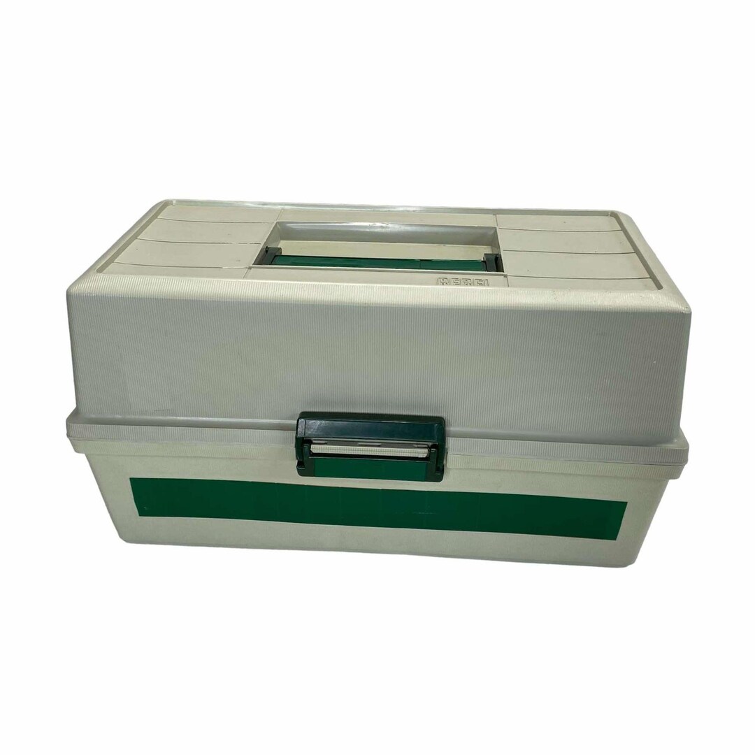 Rebel 600 Fishing Tackle Box 3-tray Hard Plastic Storage for Gear Lures ...