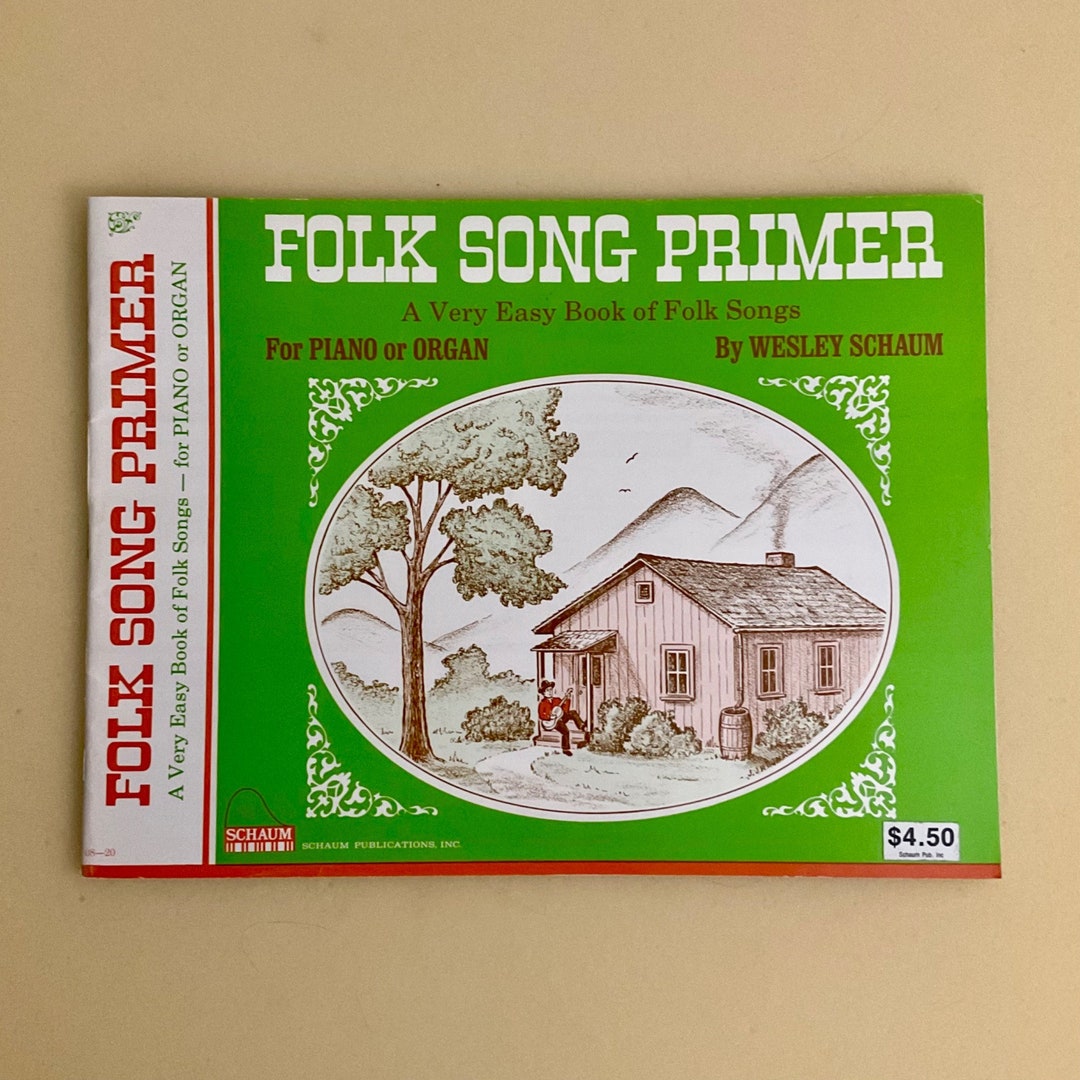 Folk Songs Primer a Very Easy Book Piano Organ Wesley Schaum Duet ...