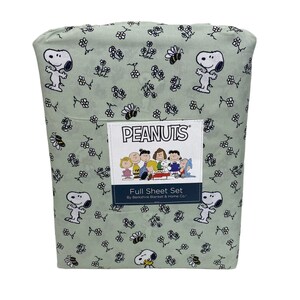 Peanuts Snoopy Woodstock Spring Floral Bees Full Bed Sheets Set - Etsy