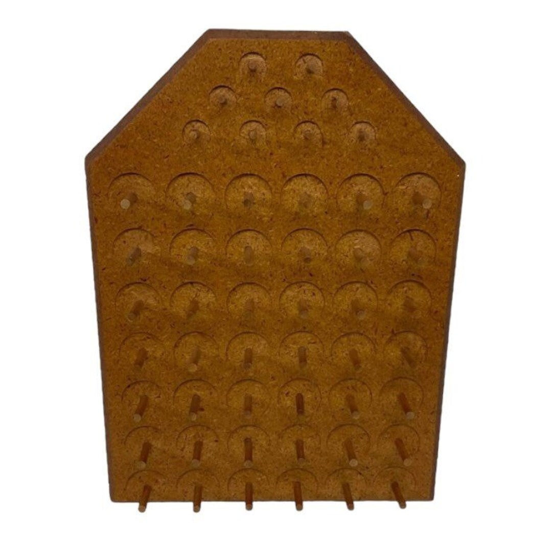 Vintage Faux Wood Sewing Thread Spool and Bobbin Holder Wall Mount 51 ...