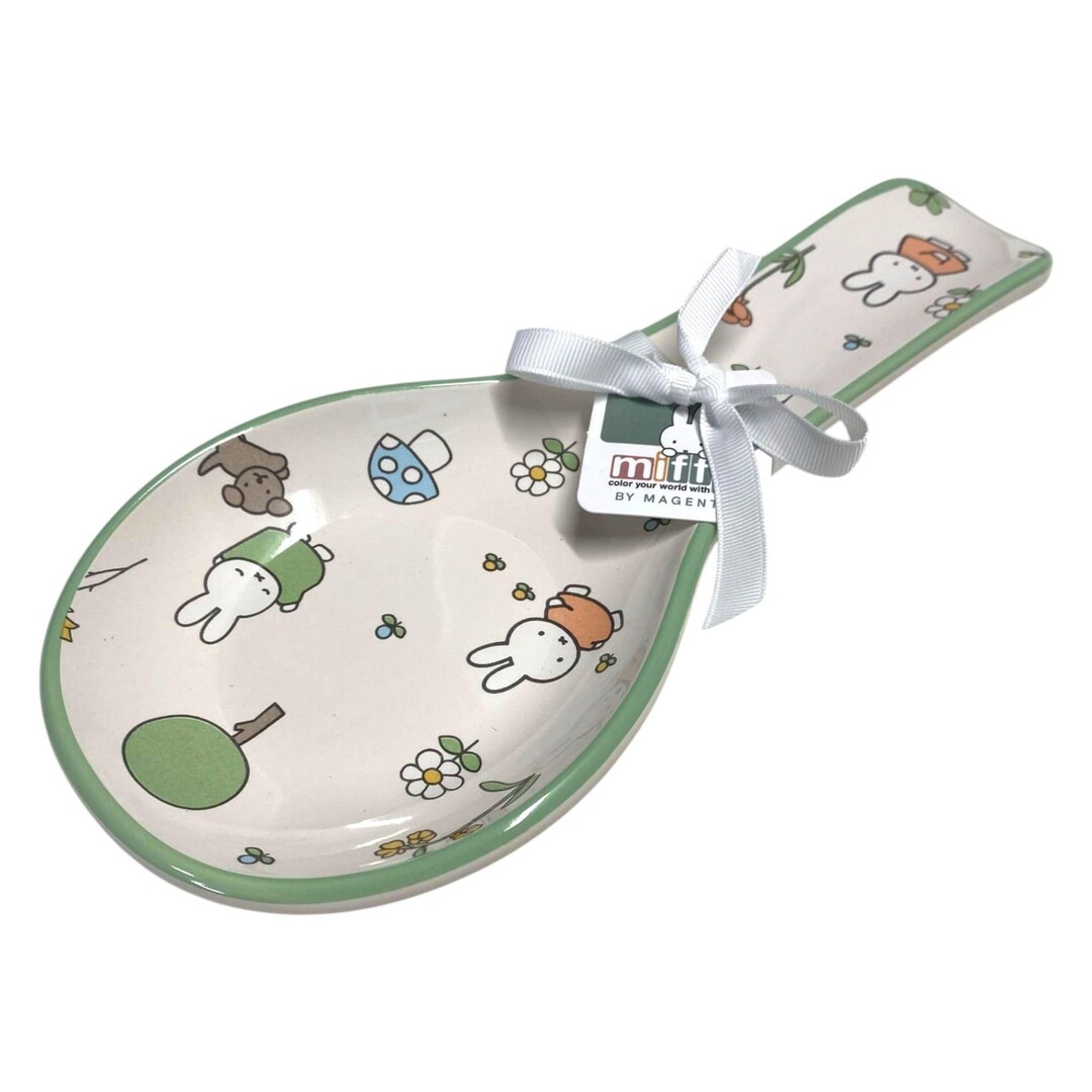 Miffy Bunny Rabbit Snuffy Dog Spoon Rest Spring Easter Pastel ...