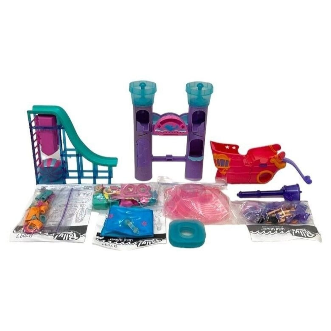 Polly Pocket Wild Waves Castle Log Ride With Kristie Shipwreck Cove ...