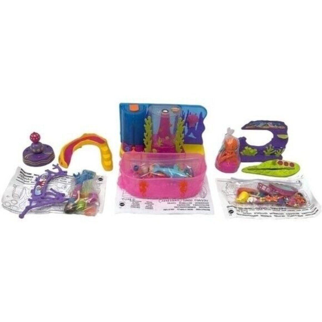 Polly Pocket Mermaid Stars Waterpark Playset Spinning Seals Octo-go ...
