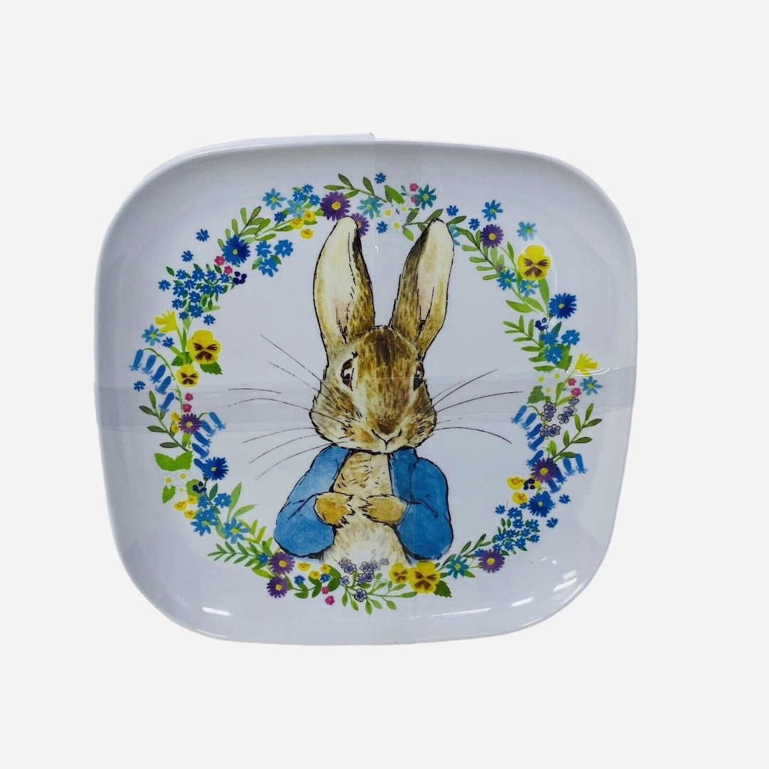 World of Beatrix Potter & Peter Rabbit Set of 4 Melamine Dinner Plates ...