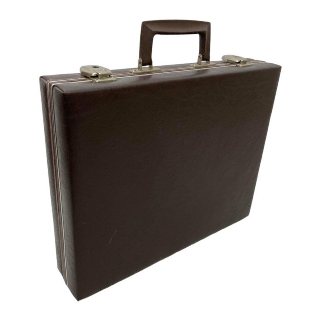 Cassette Tape Briefcase Carrying Case Portable Storage Holds 36 Faux ...