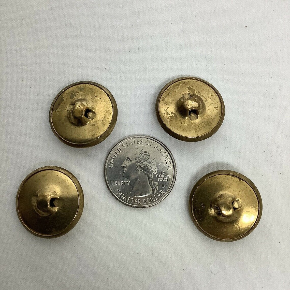 Eagle & Anchor Navy Military Uniform Buttons | Etsy