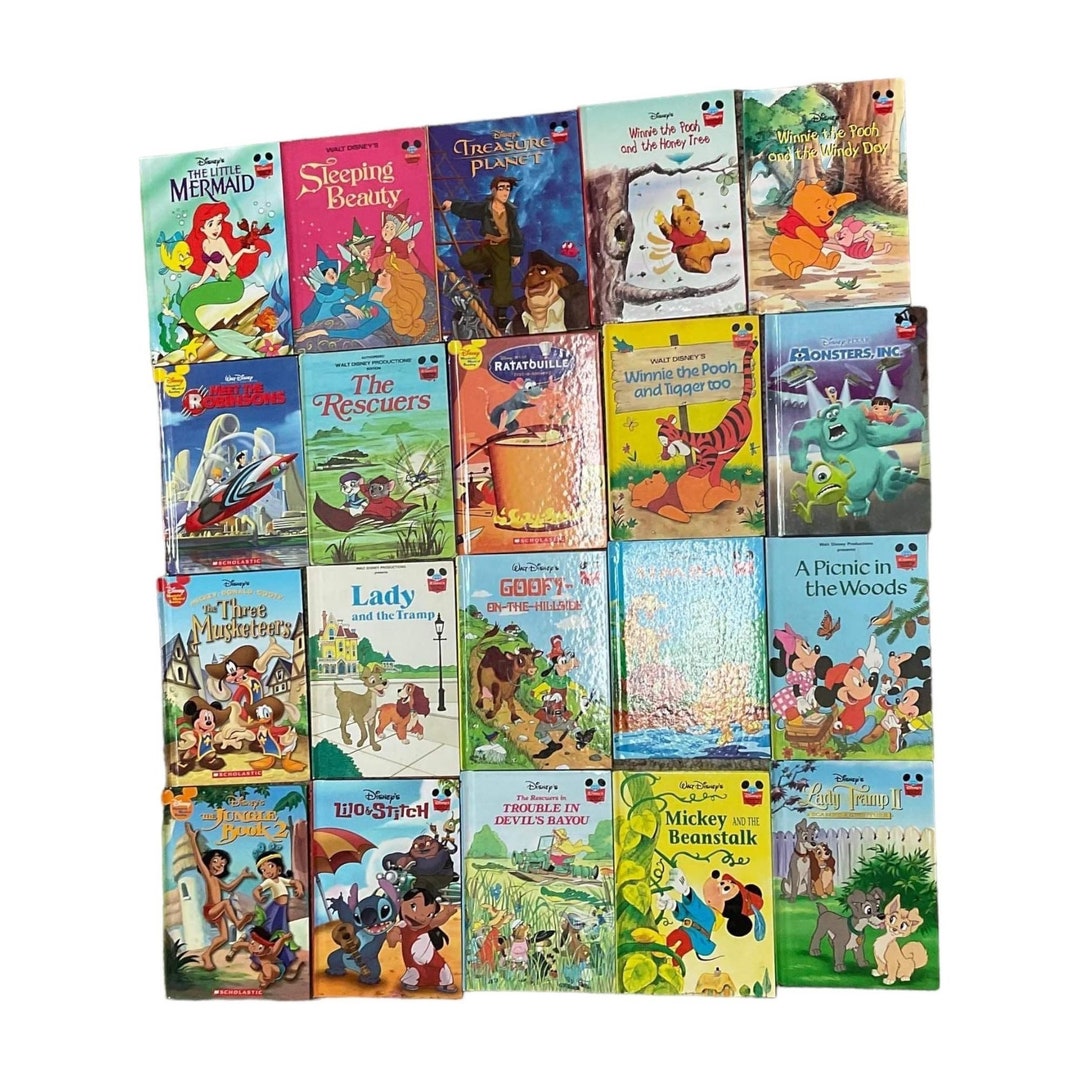 Disney Wonderful World of Reading & Scholastic Bundle of 20 Hardcover ...