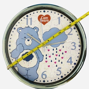 Care Bears Wall Clock Blue Grumpy Bear Rainy Clouds - Etsy