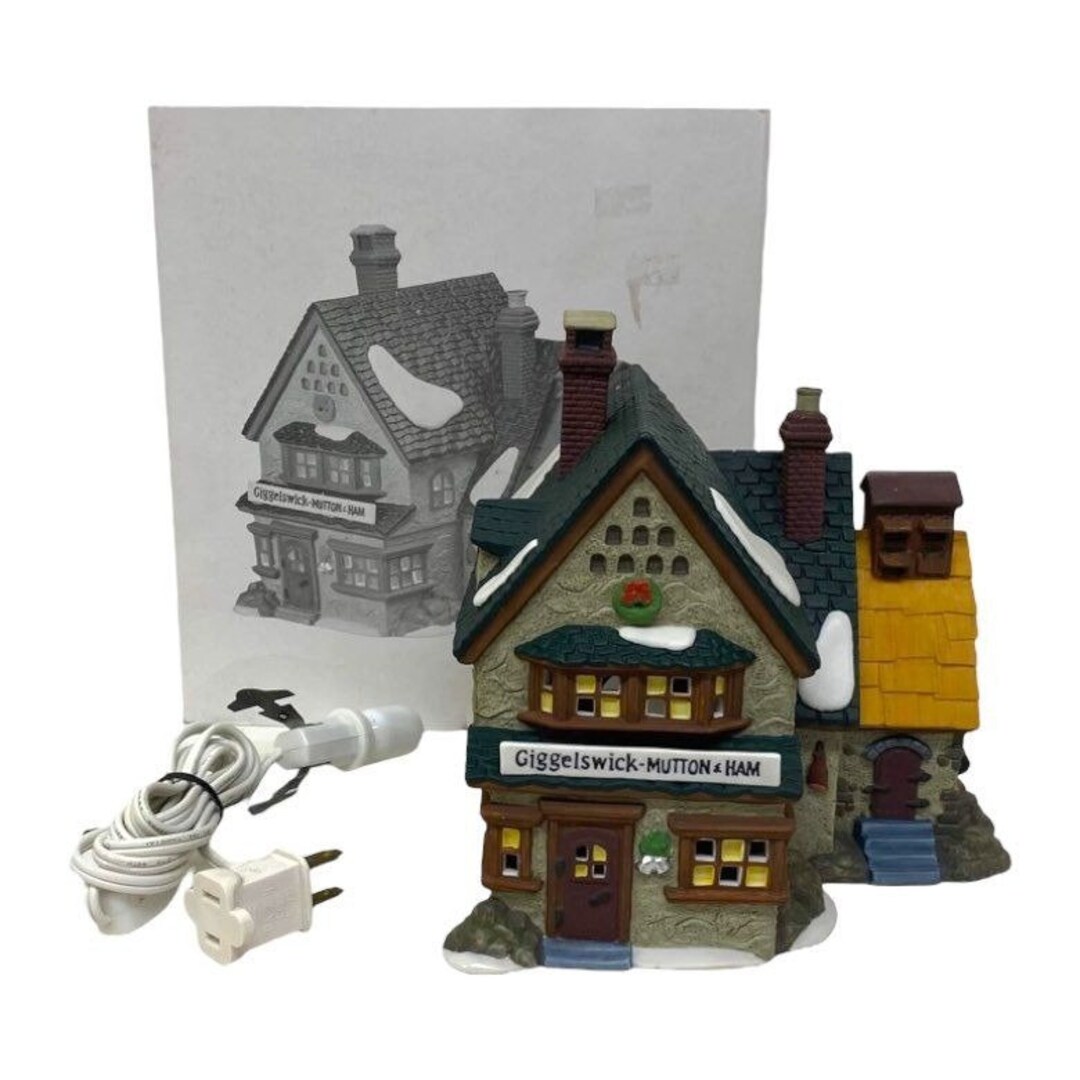 Dept 56 Giggelswick Mutton & Ham Lighted Dickens Village House Series ...